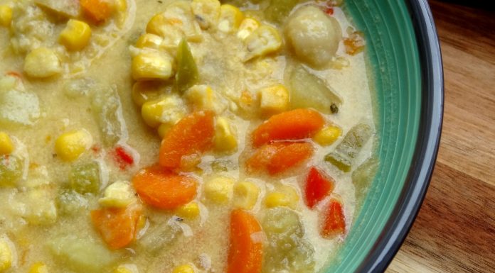 Soupe des îles - Corn soup (Trinité et Tobago) - La tendresse en cuisine